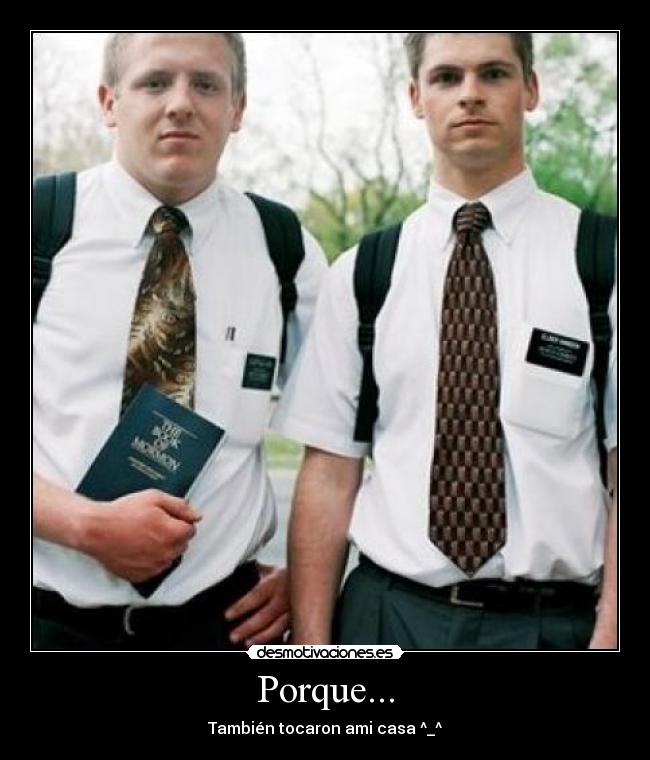 Imágenes y Carteles de MORMONES | Desmotivaciones